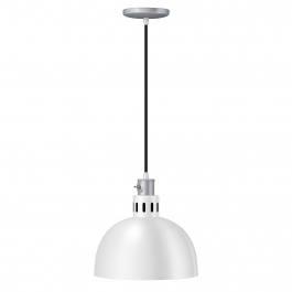 CRS DL-750-CL-SWH-CORD-BK Hatco Designer Lamp 750 Smooth White Canopy ...